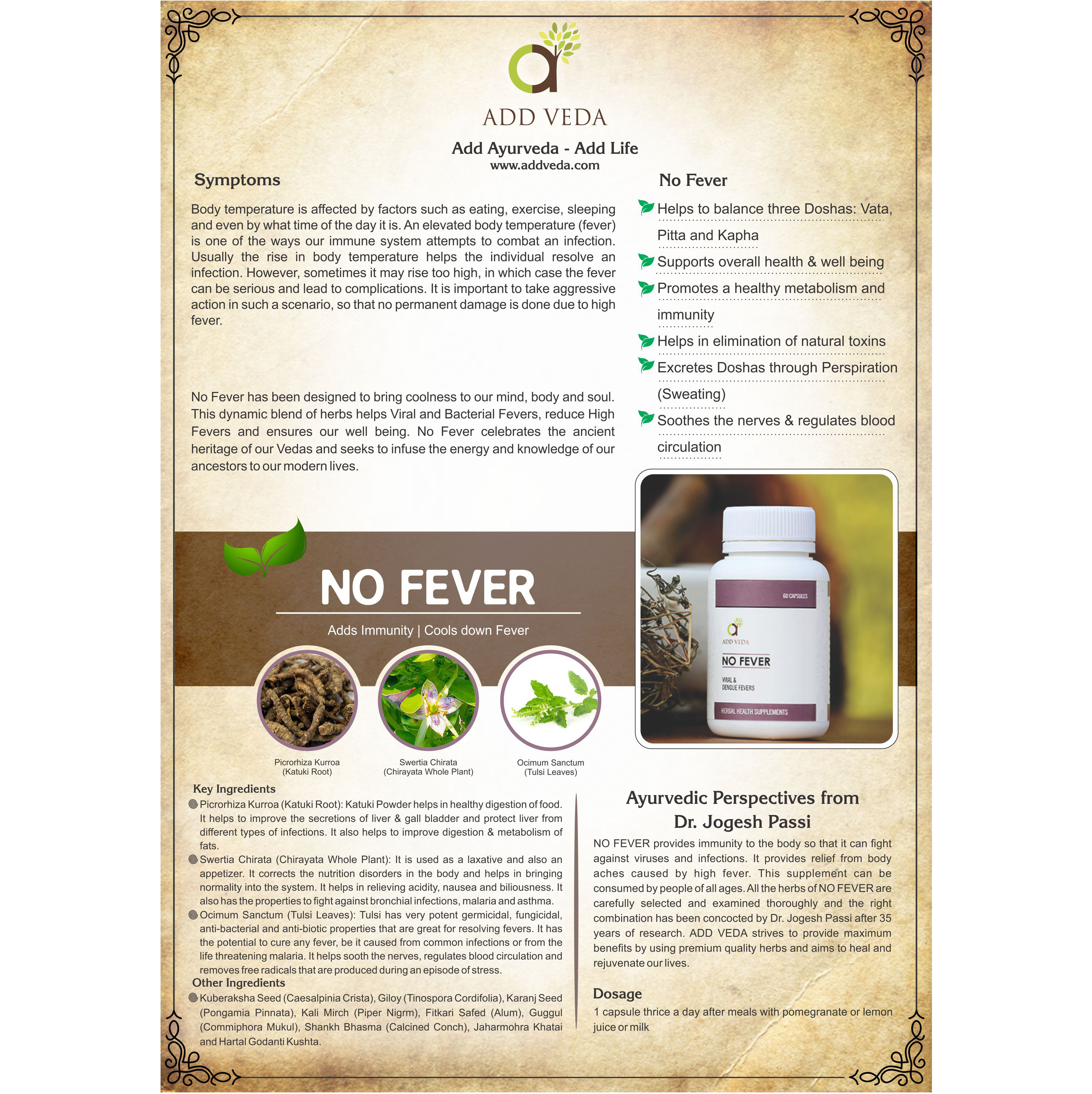 Buy No-Fever for - Ayurvedic Medicines Online